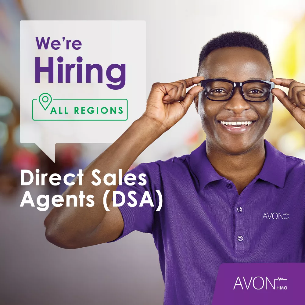 Vacancy: Direct Sales Agents (DSA) - AVON HMO